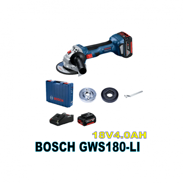 Buy Bosch Gws 180 Li Professional 4 Cordless Angle Grinder 18v 4 0ah